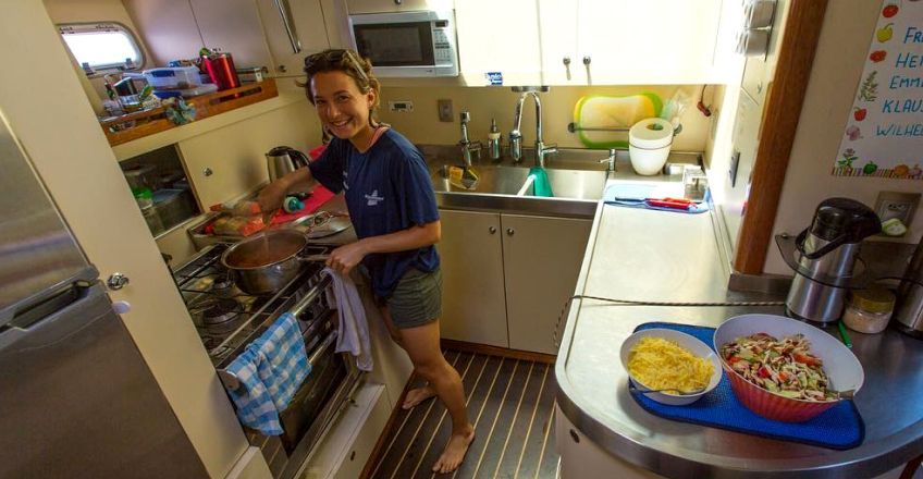 Em 2014, a Família Schürmann conclui a construção do Veleiro Kat para ...